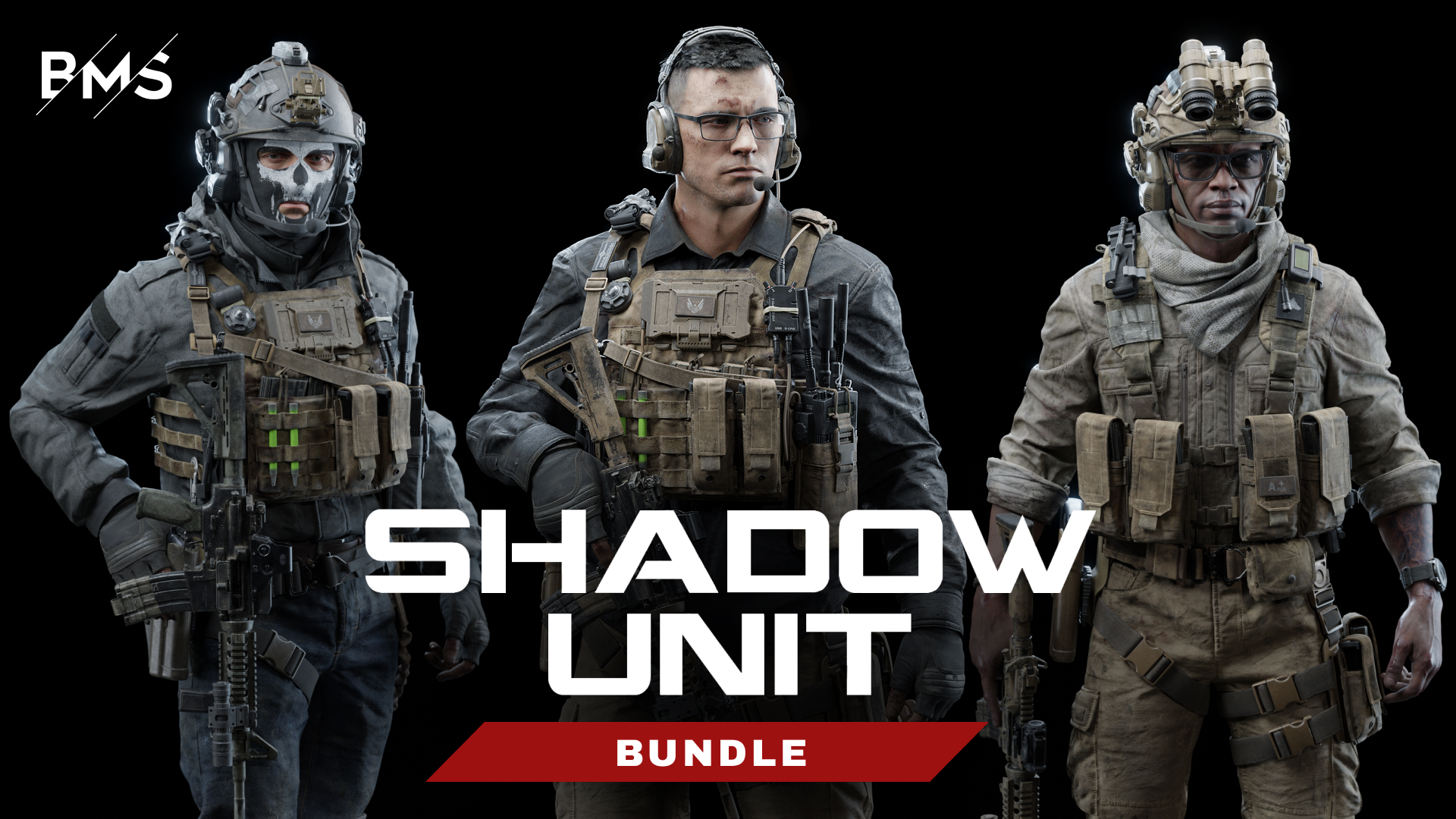 Shadow Unit - Modular Character Bundle | Fab
