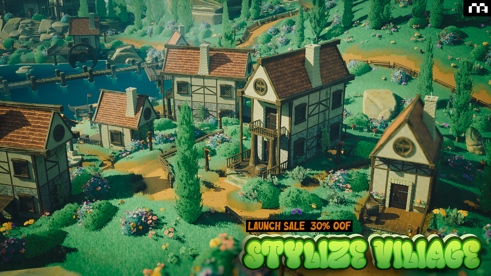 Stylized Village Environment Kit | Fab