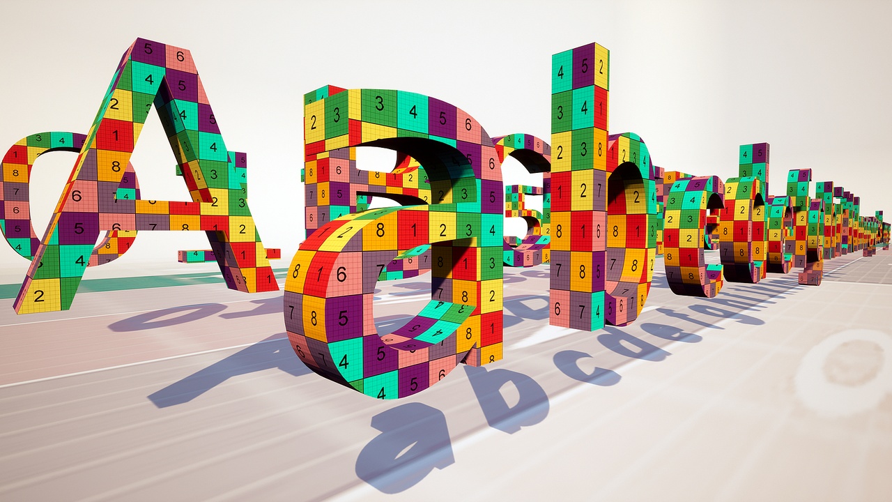 Alphabet - Verdana | Fab