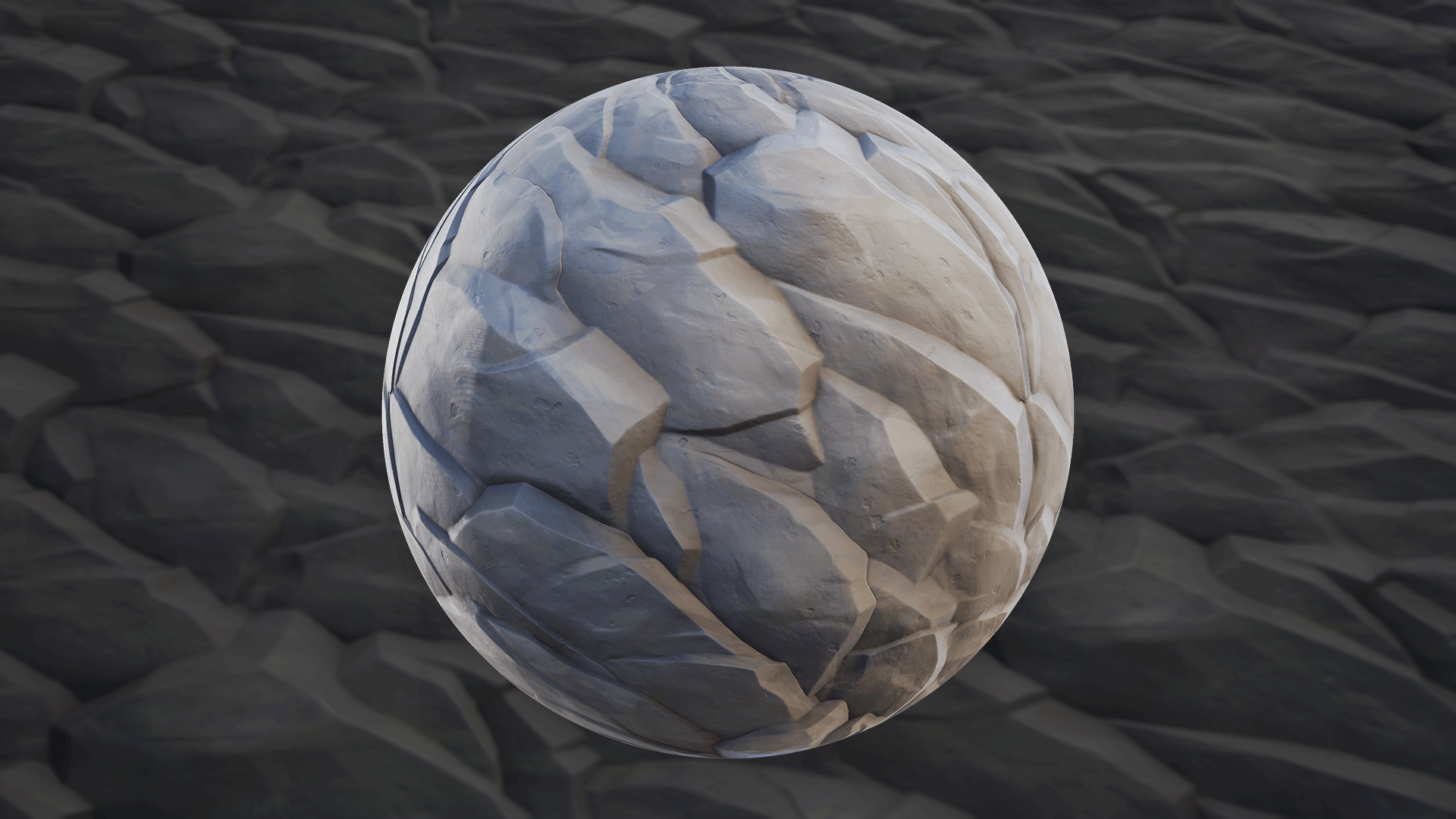 Stylized Rock Wall 13A - Material | Fab