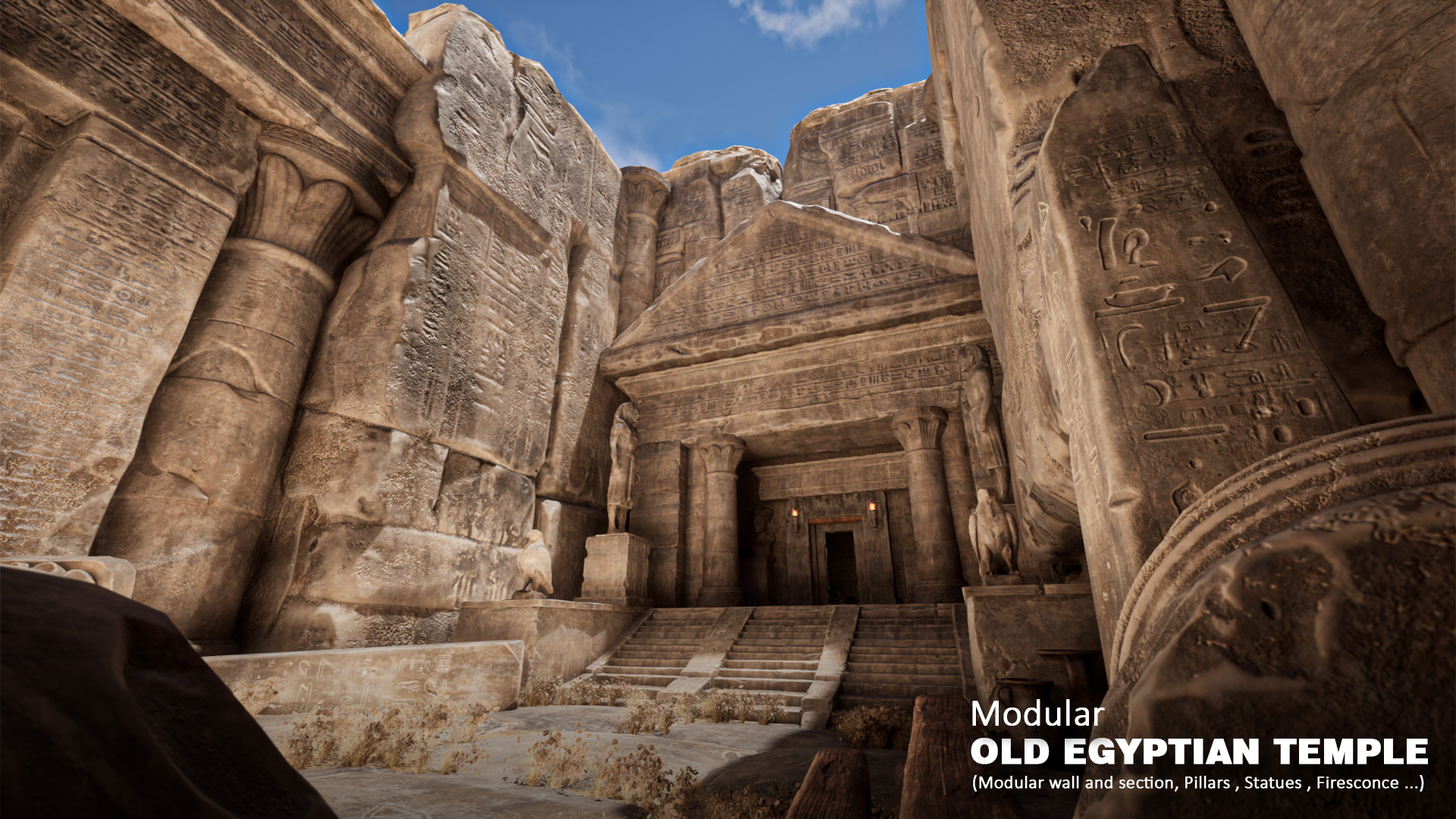 Ancient Egyptian Temple | Fab