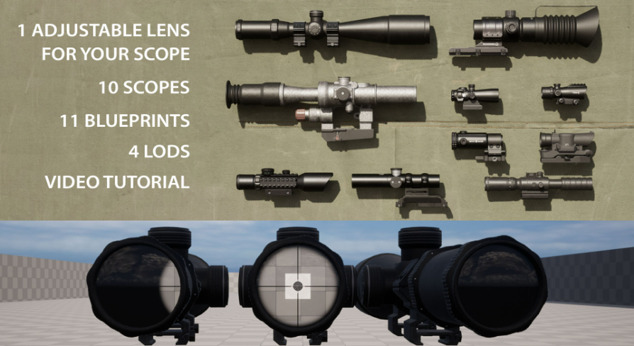 Realistic Advanced Scopes Pack