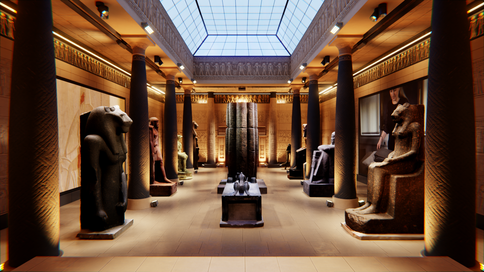 Kings Chamber Ancient Egyptian exhibition hall | Fab