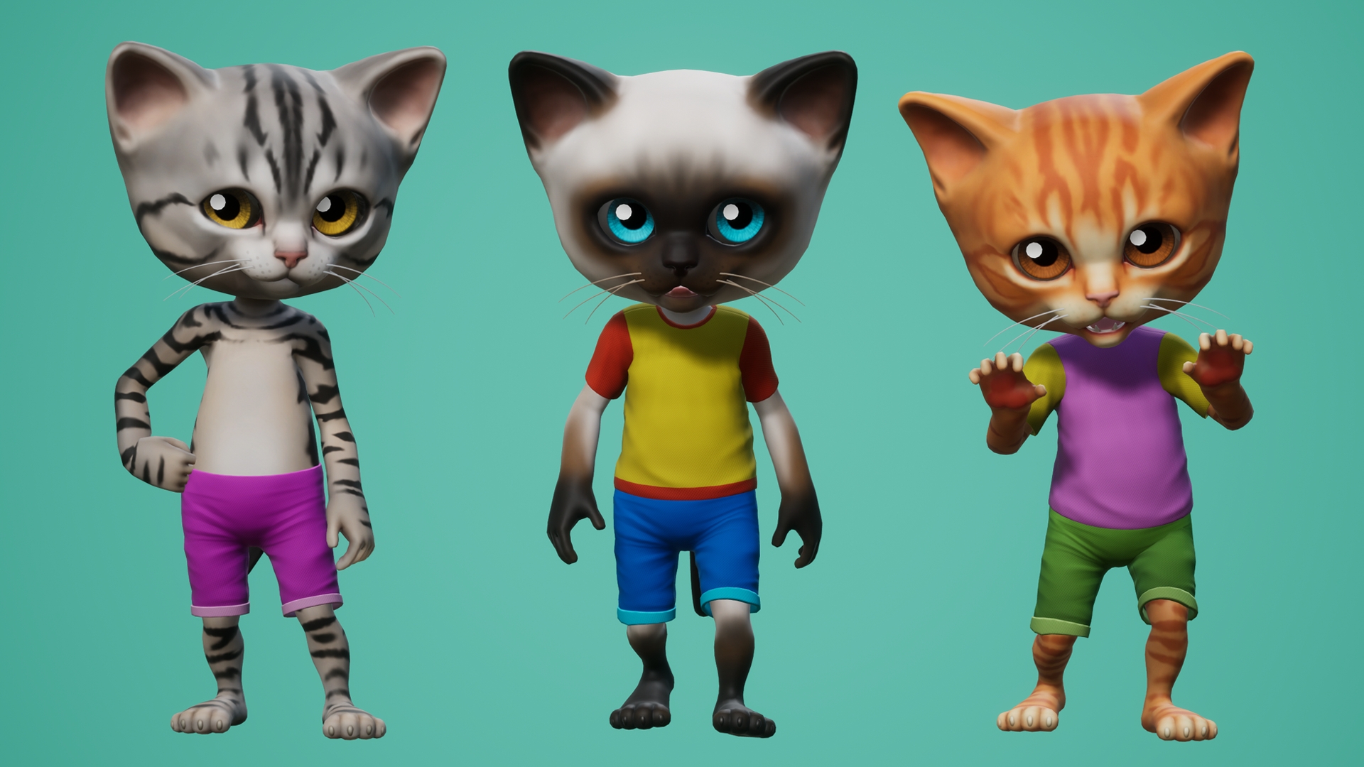 Kitten Cartoon Characters