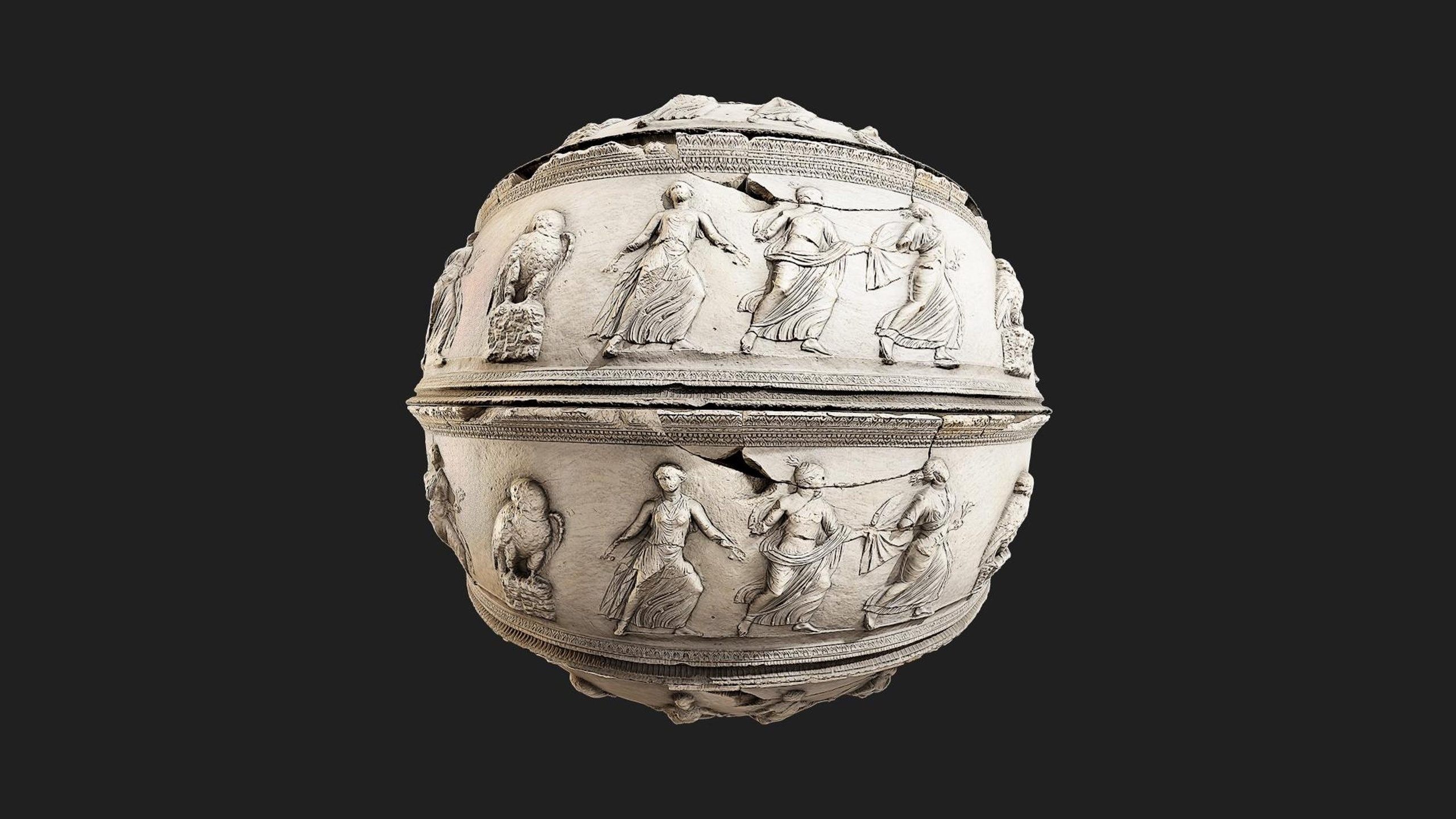 Roman Marble Ornate Plinth | Fab