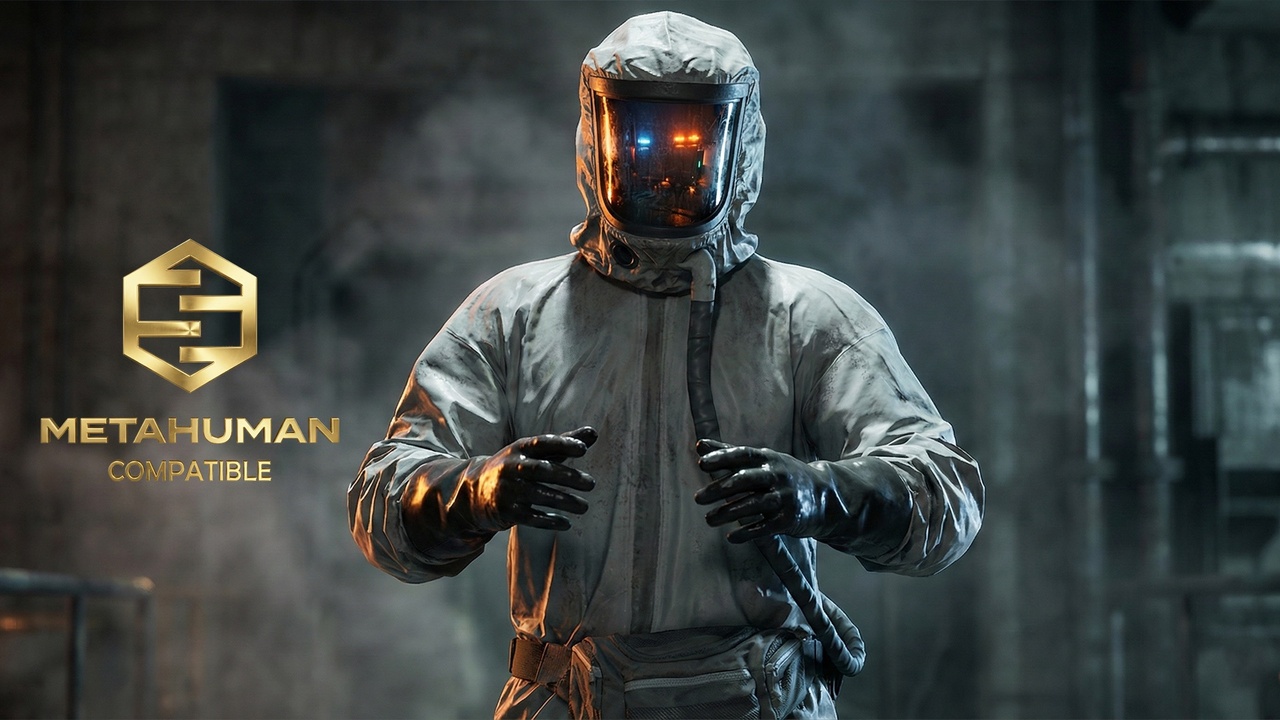Biohazard Survivalist Hazmat Suit Post-Collapse Hazardous Environment ...