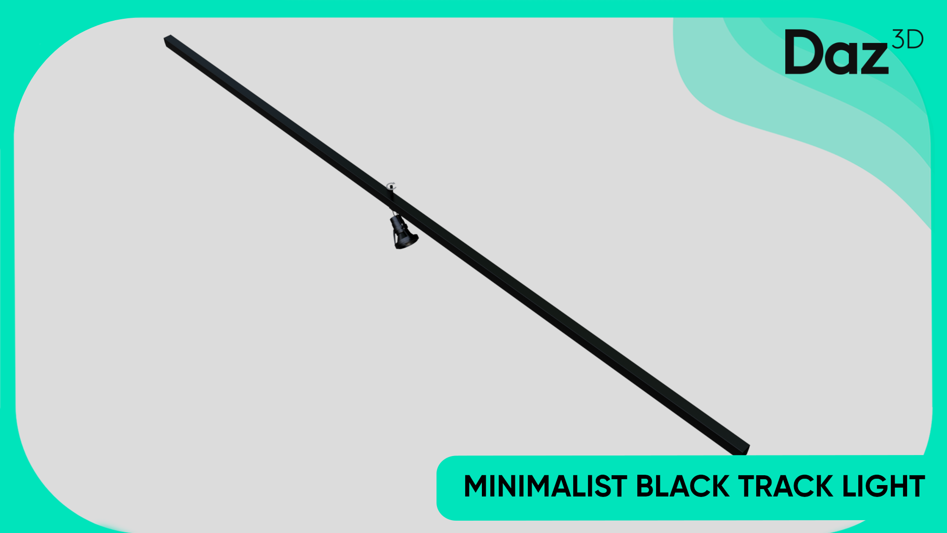 Minimalist Black Track Light | Fab