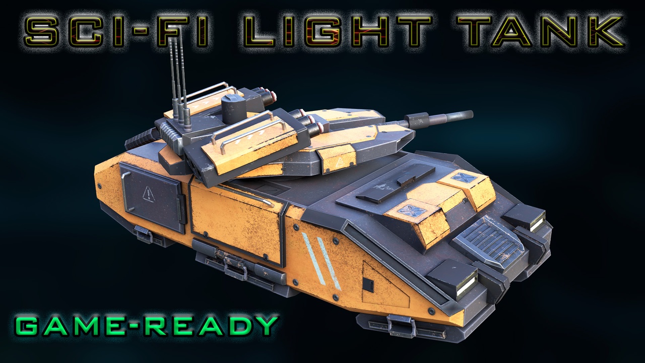 Futuristic Light Tank