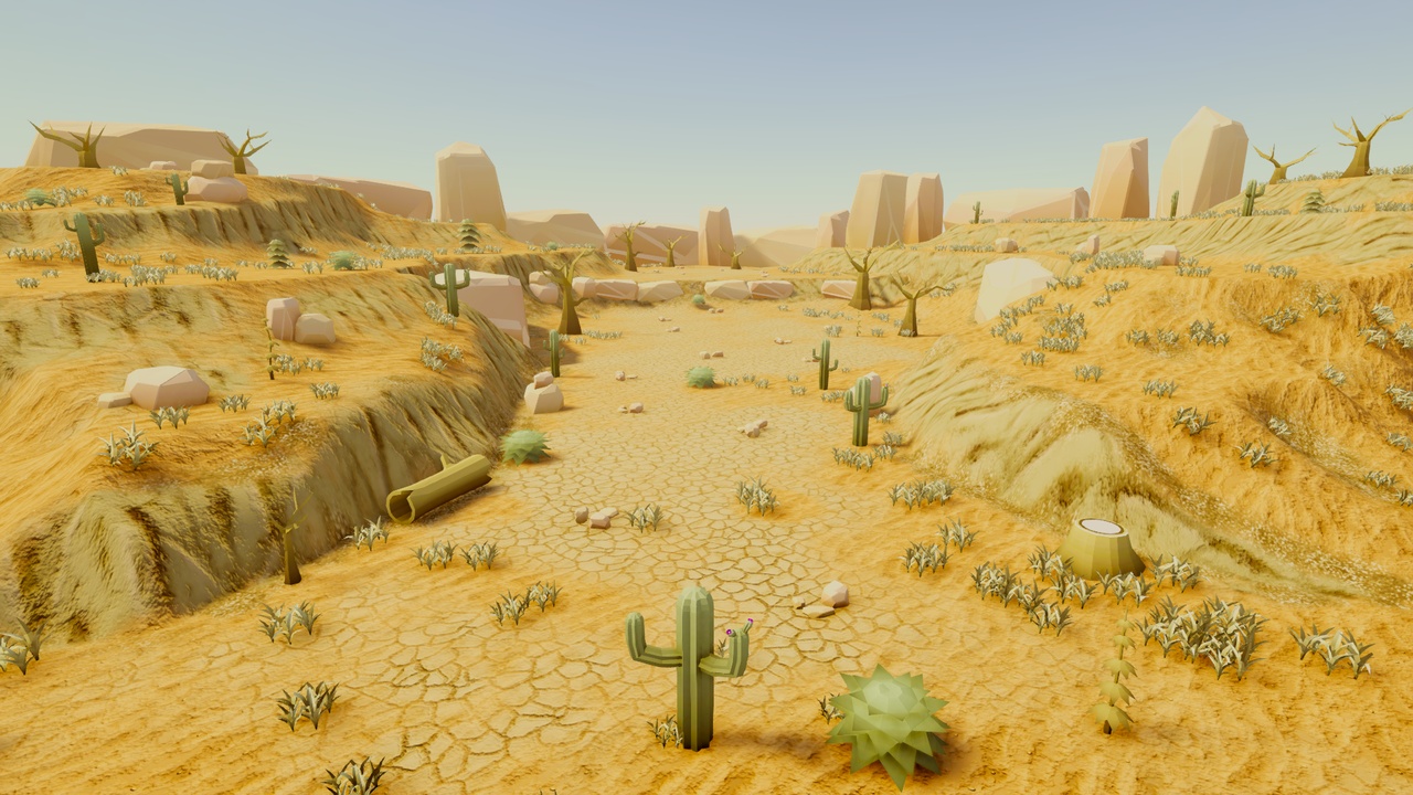 AWF - Low Poly Desert | Fab