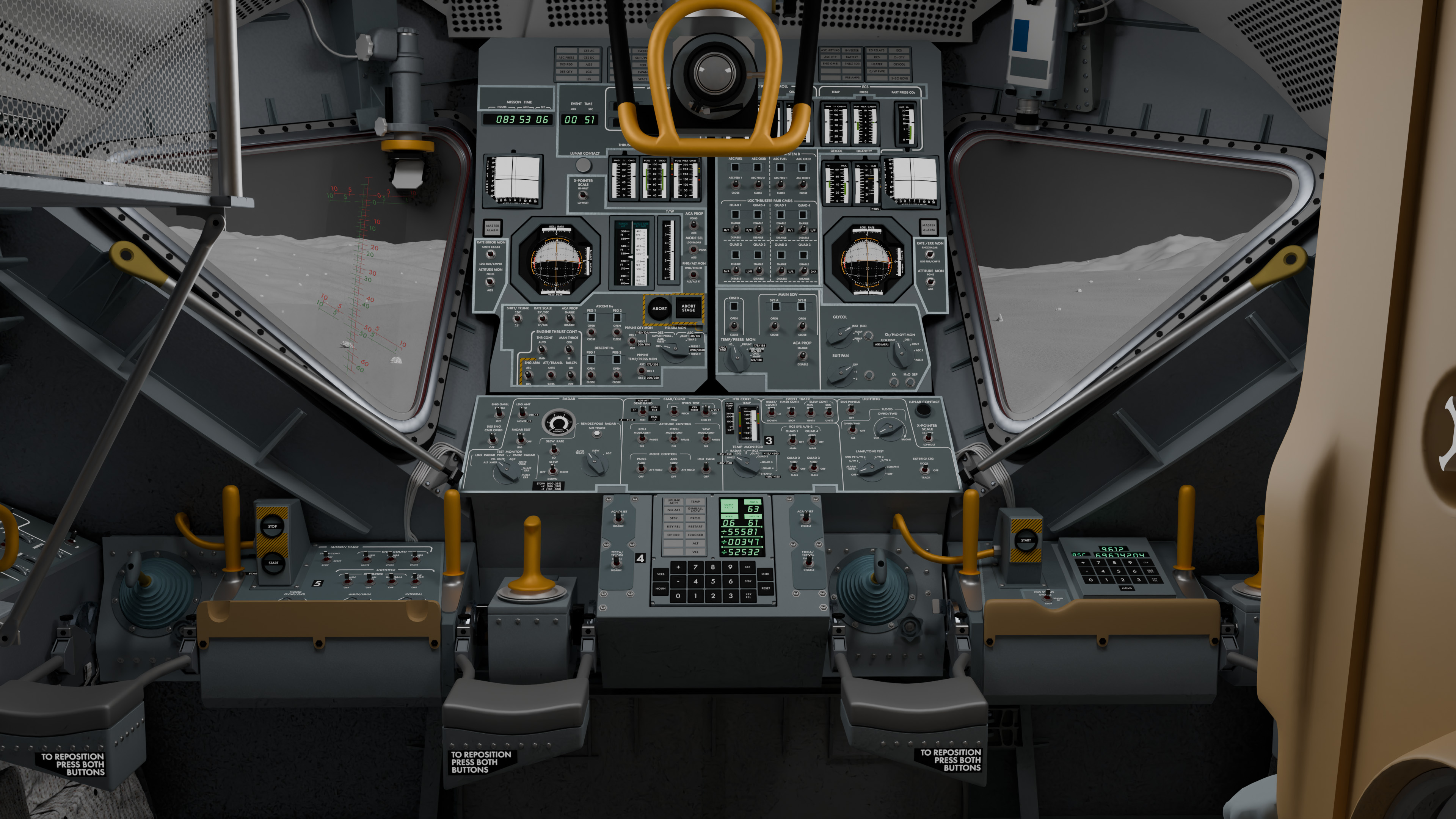 Apollo Lunar Module Interior & Exterior I Ultra Detailed NASA LM 3D ...
