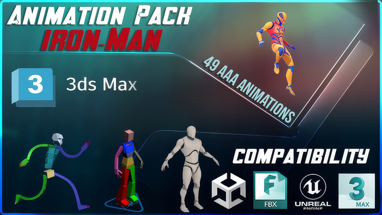 Iron Man Animation Pack | Fab