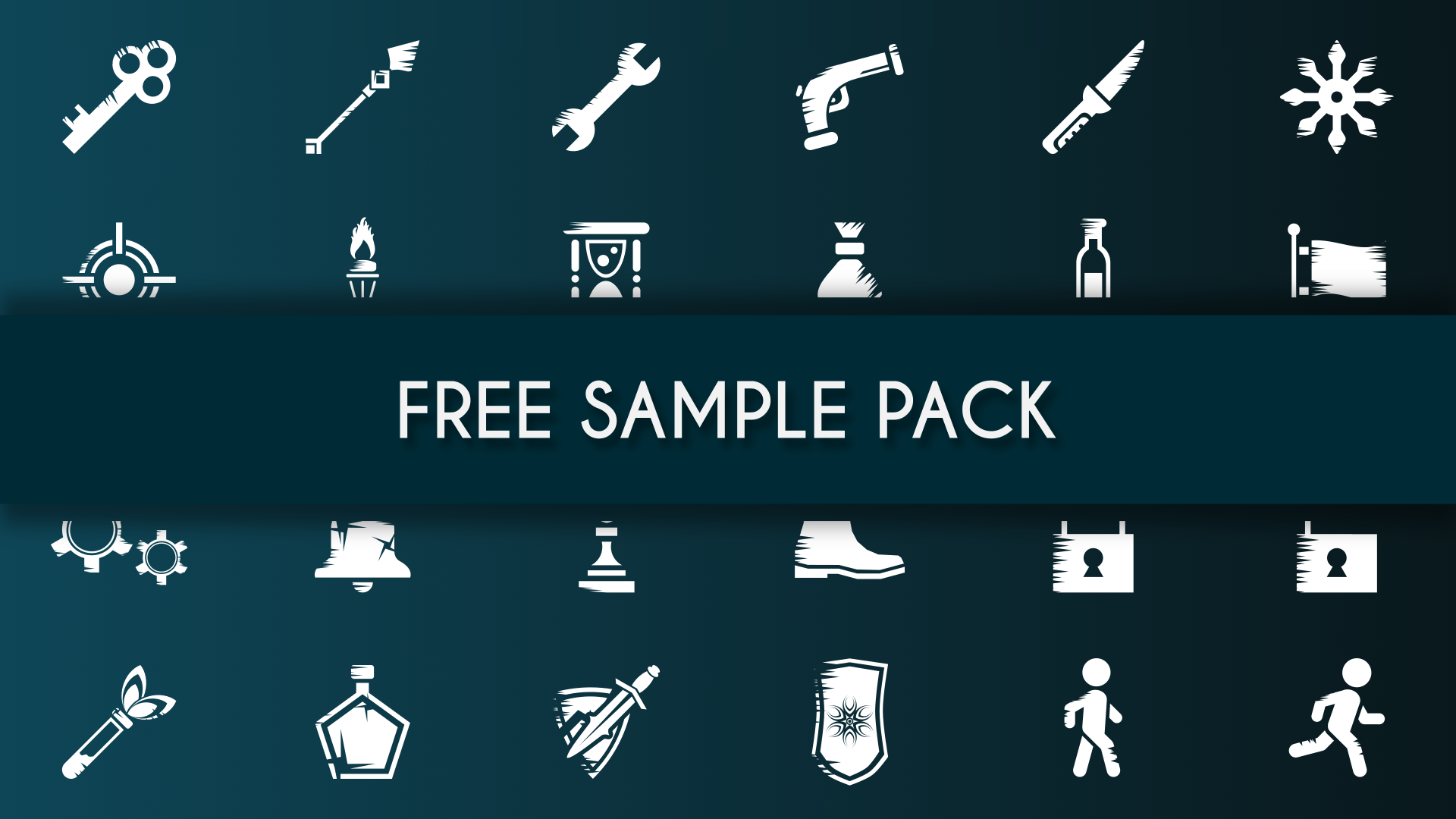 Flat Icons Free Sample Pack | Fab