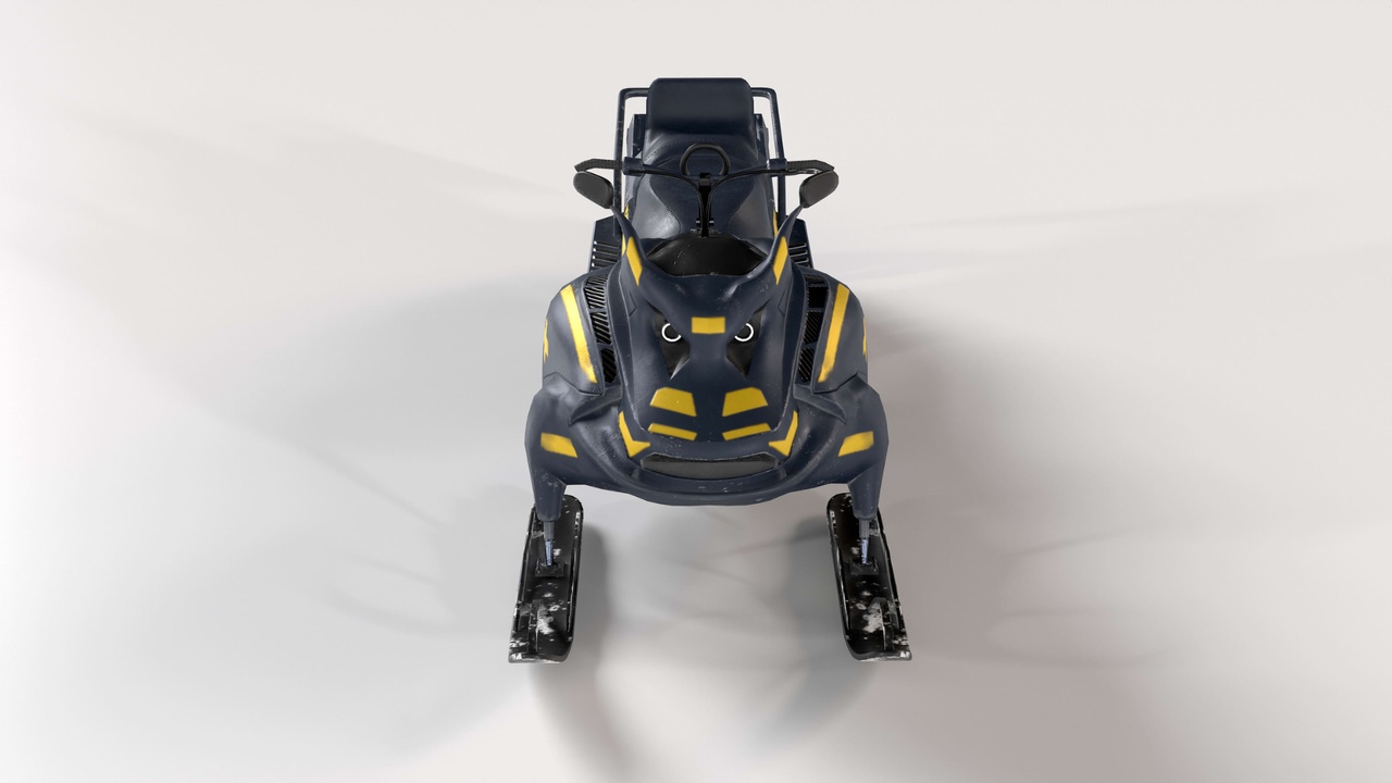 Snowmobile Physics, High Quality Game Ready 3D Model | Fab