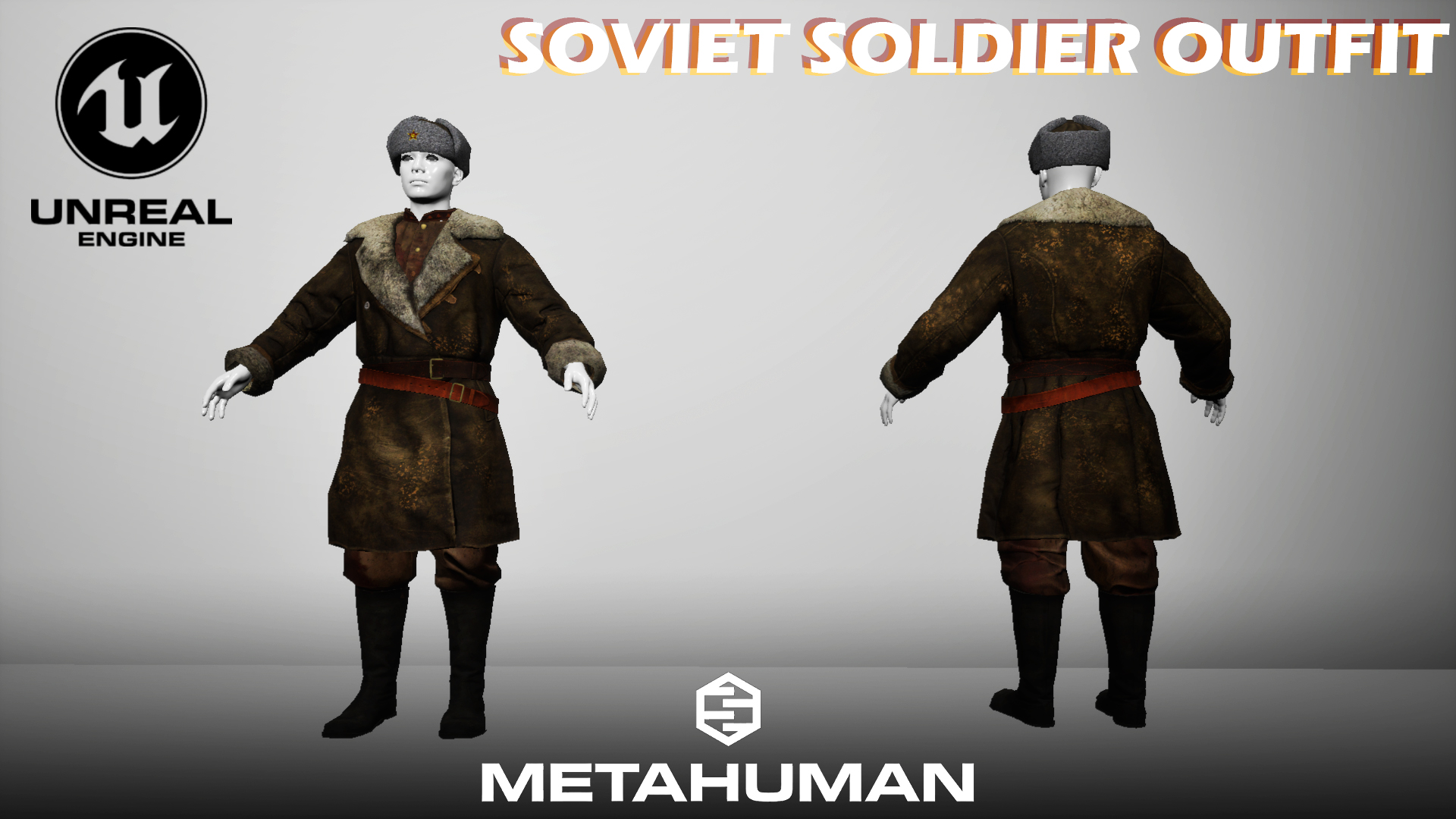 Metahuman WW2 Soviet Soldier Outfit | Fab