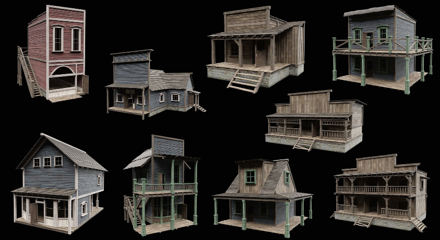 Wild West Buildings