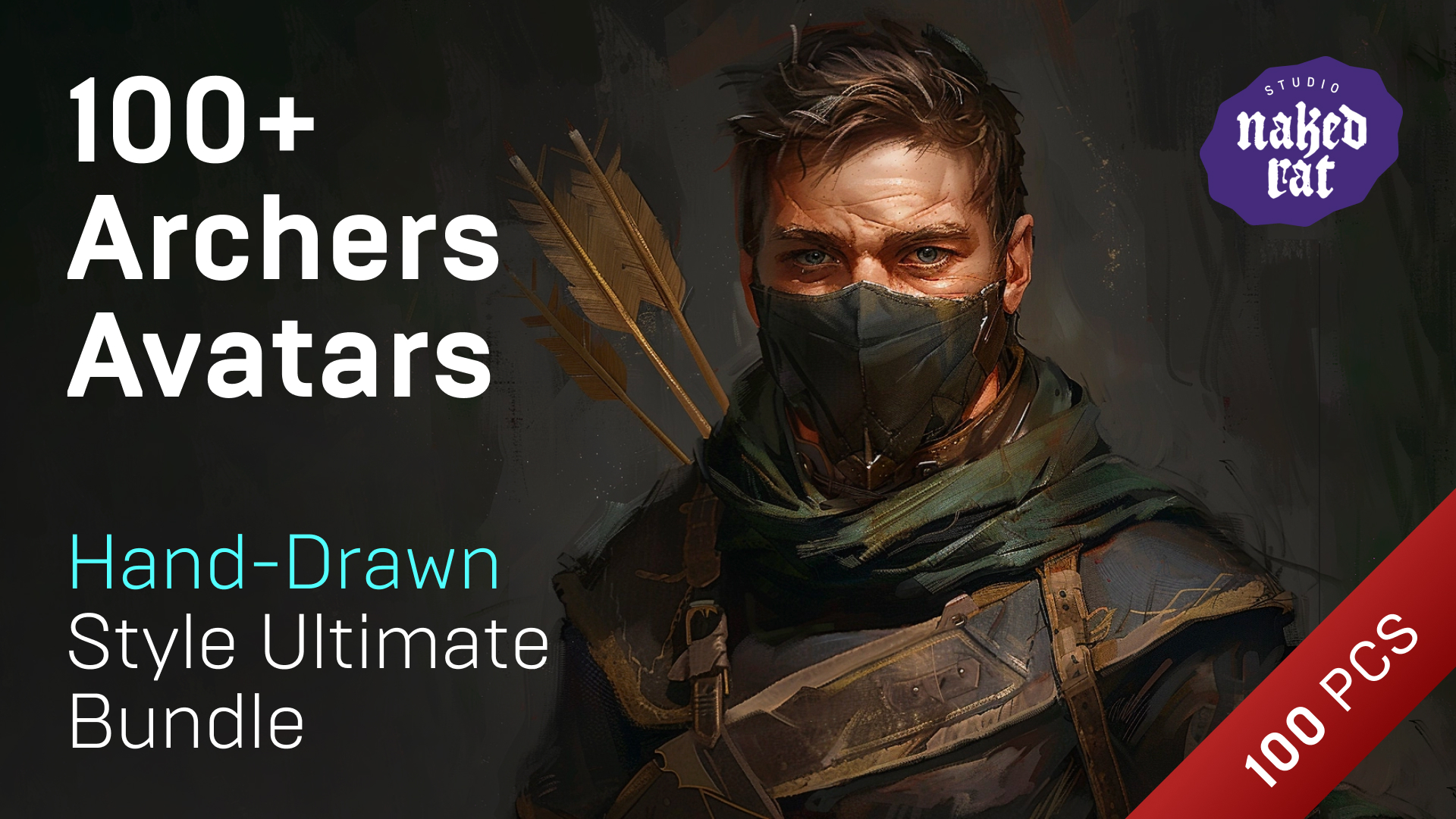 Archers Avatar Portraits, Archer Avatars Icons SET | Fab