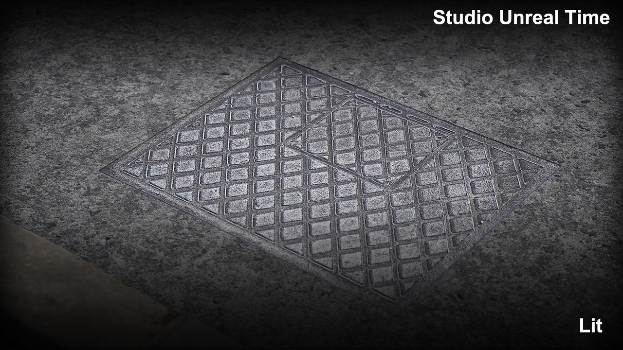 Korea Manhole Decal Type 1 | Fab