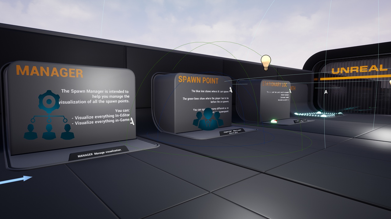 Open World AI Multiplayer Spawn System