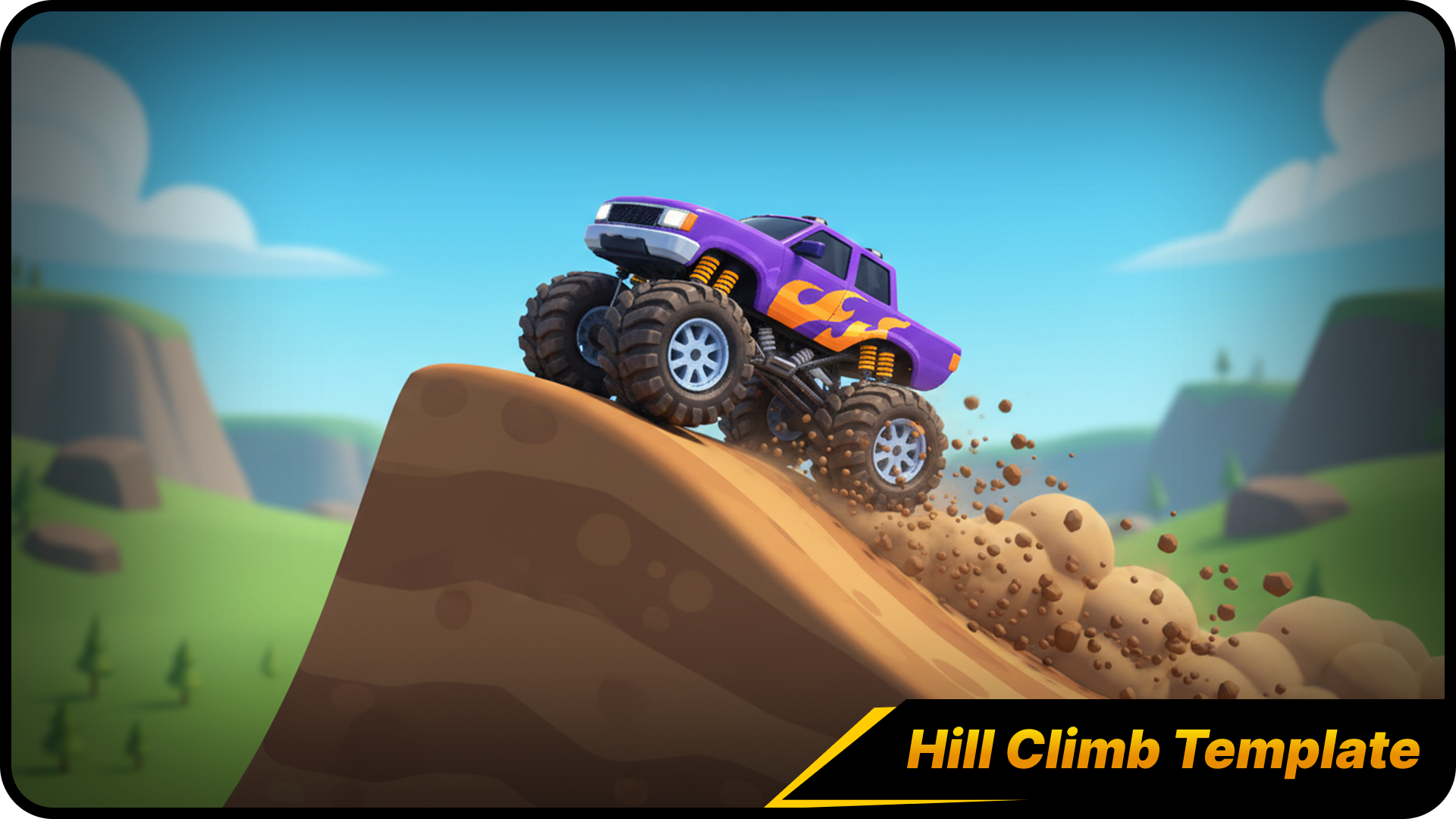 Hill Climb Game Template | Fab
