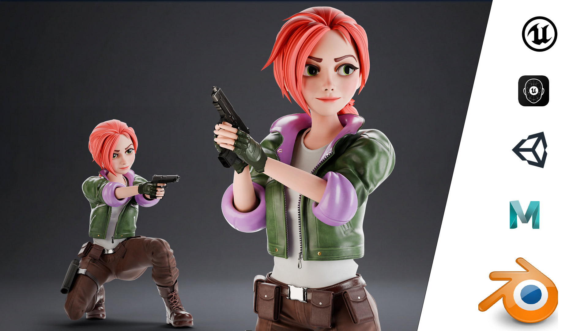 Anna Stylized Female Character | Fab