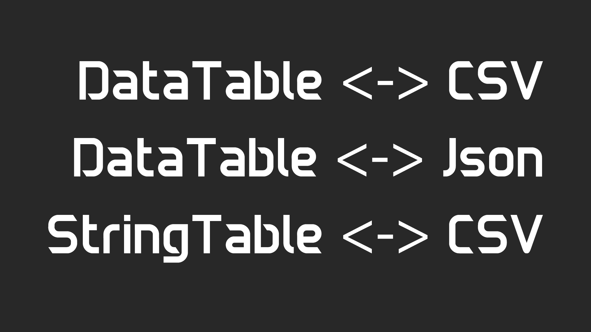 DataTable To CSV | Fab