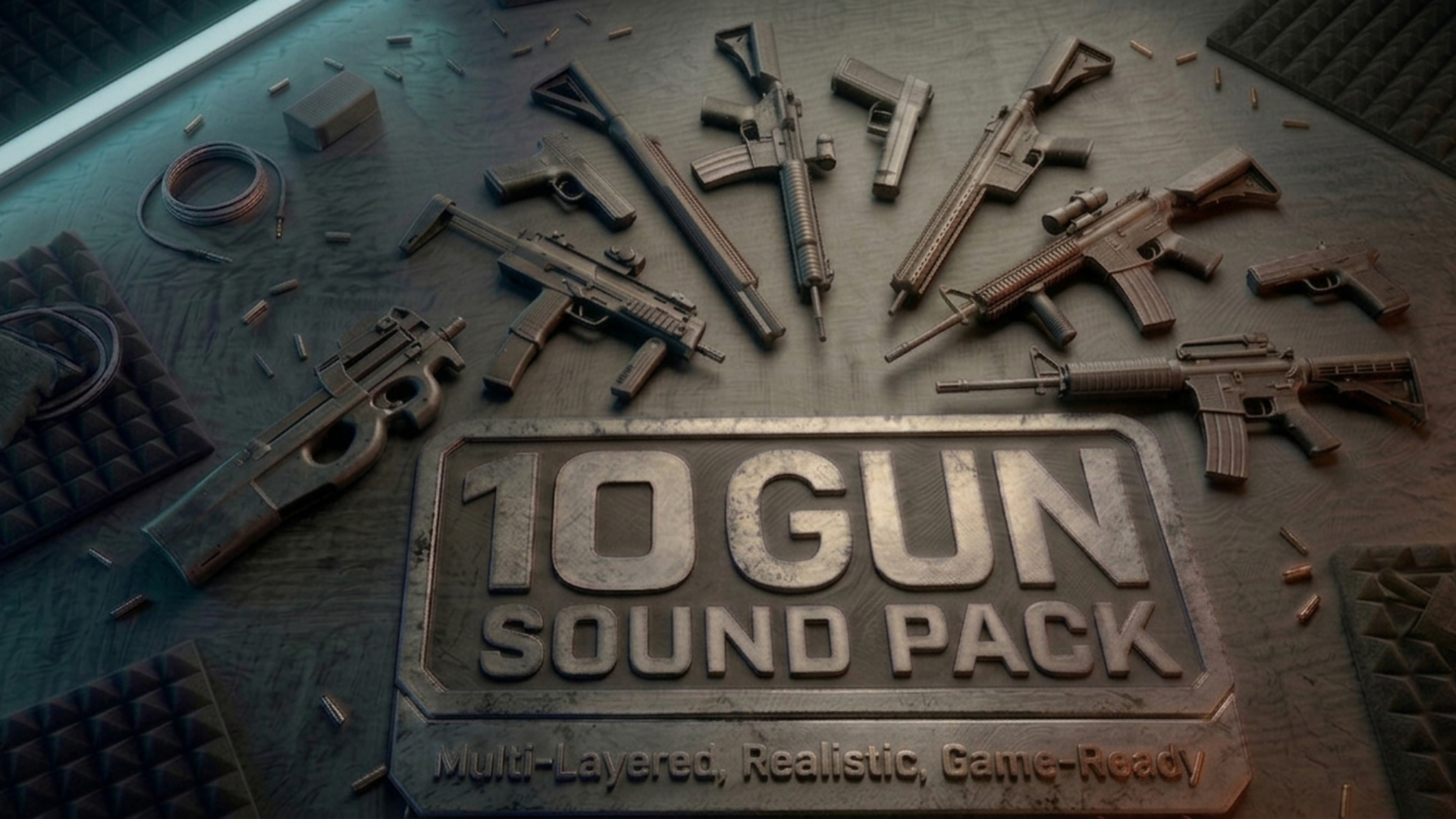 Gun Weapon Sound Effects Pack – 10 Guns, Realistic FPS Gun Audio | Fab