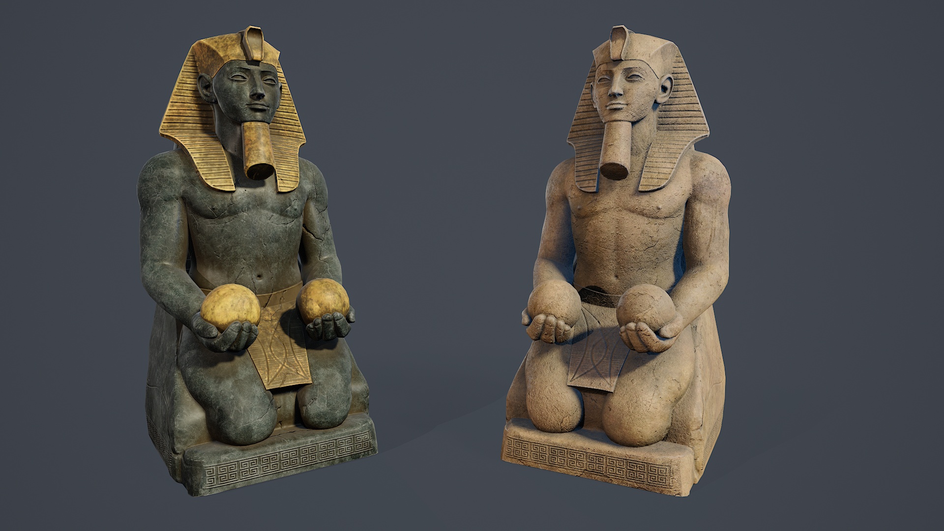 Egyptian Statue V2 PBR | Fab