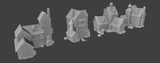 Fantasy Medieval Farmhouse Variations | Fab