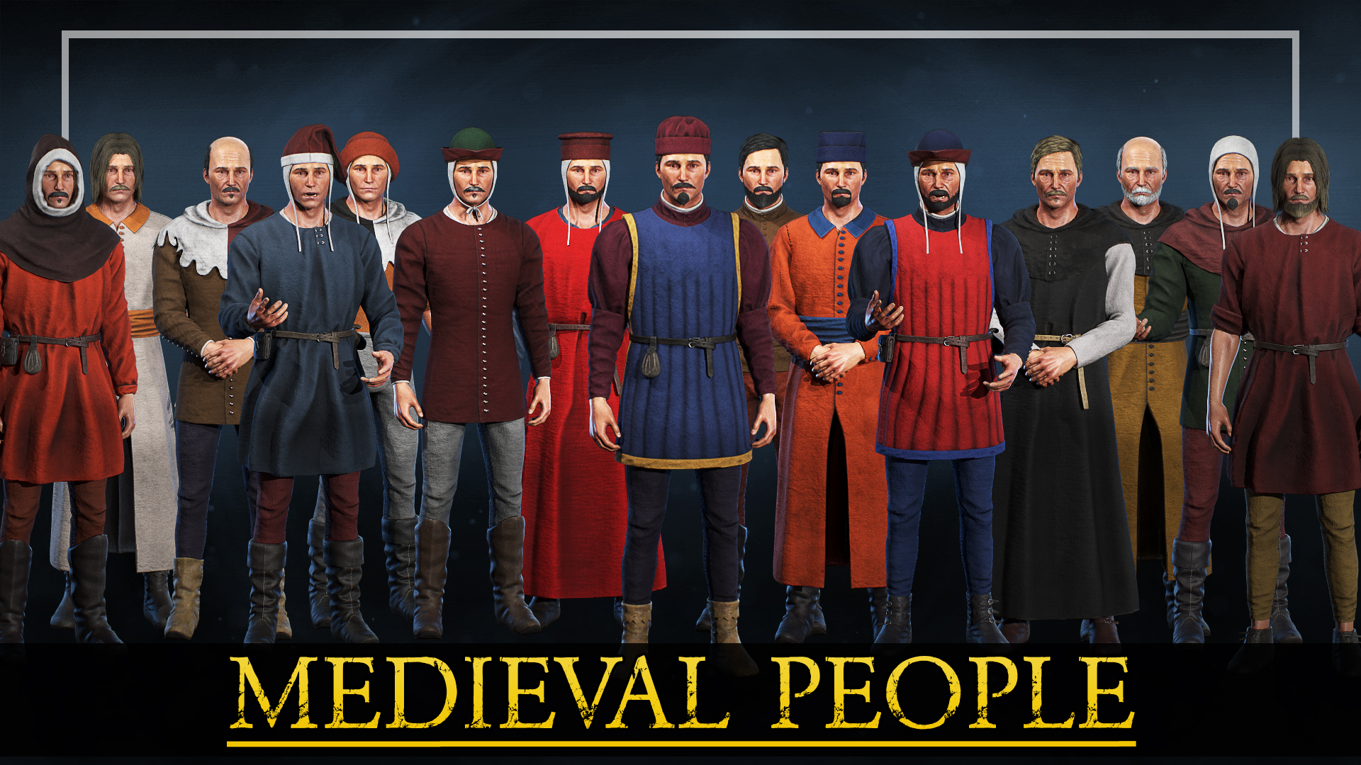 Medieval NPC People Pack | Fab