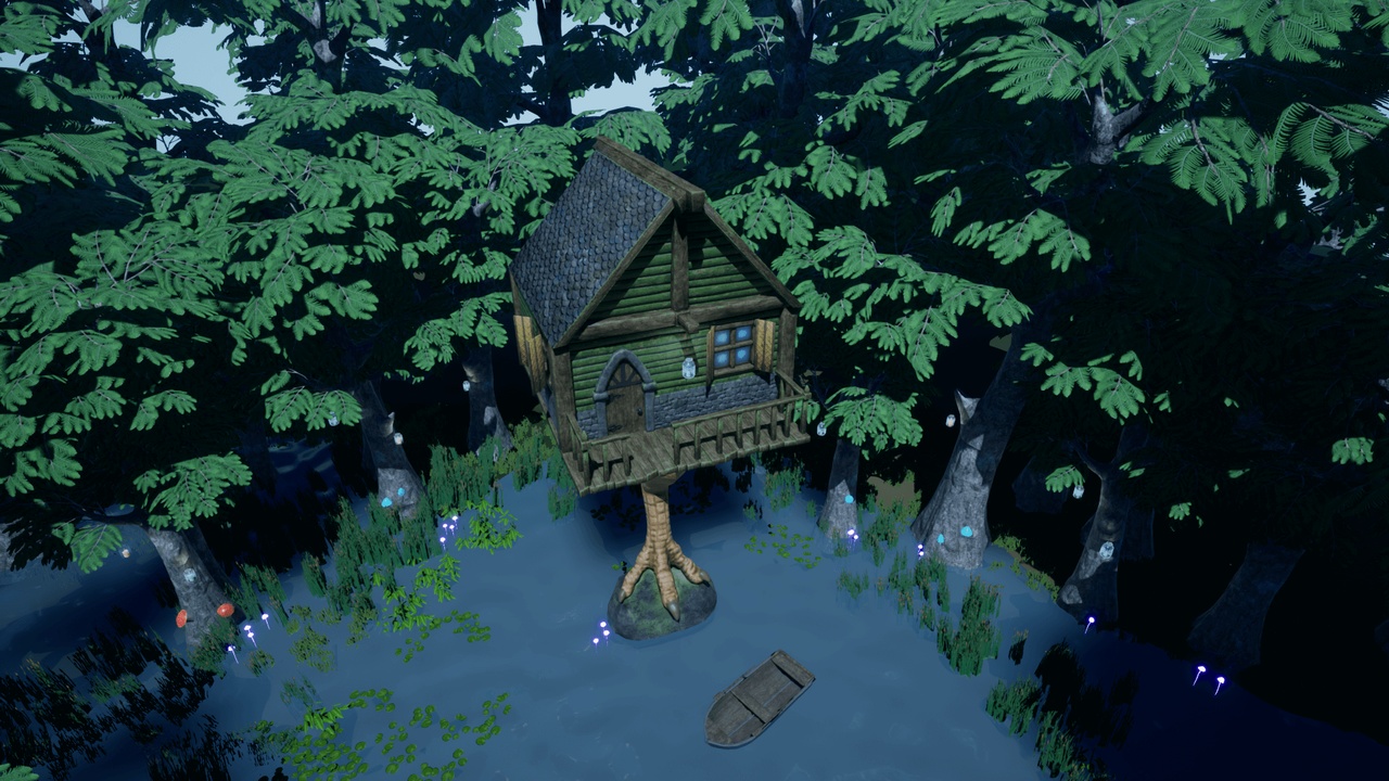 Modular Medieval Fantasy - Witch Swamp House