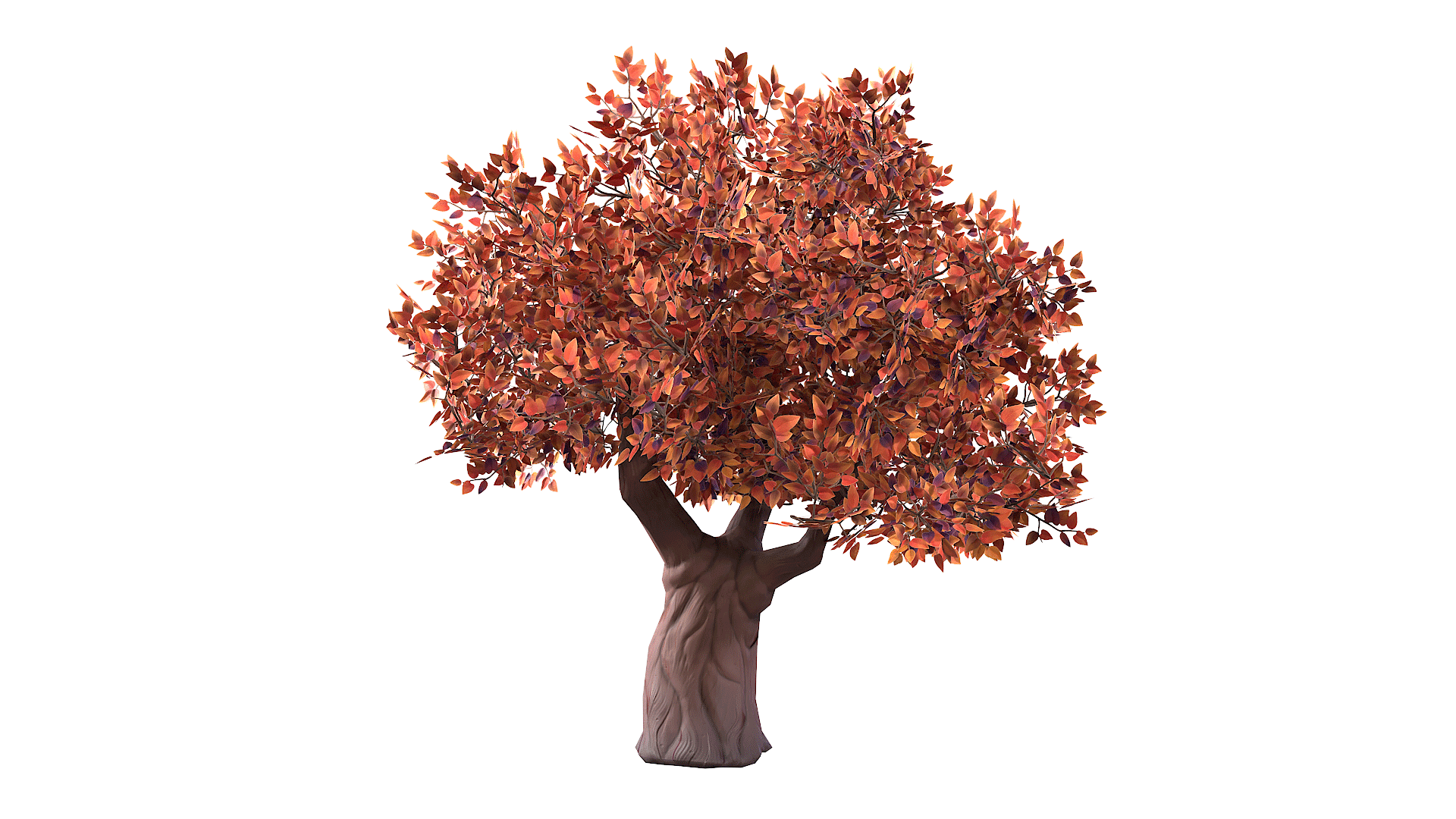 Stylized Tree 06 Autumn | Fab