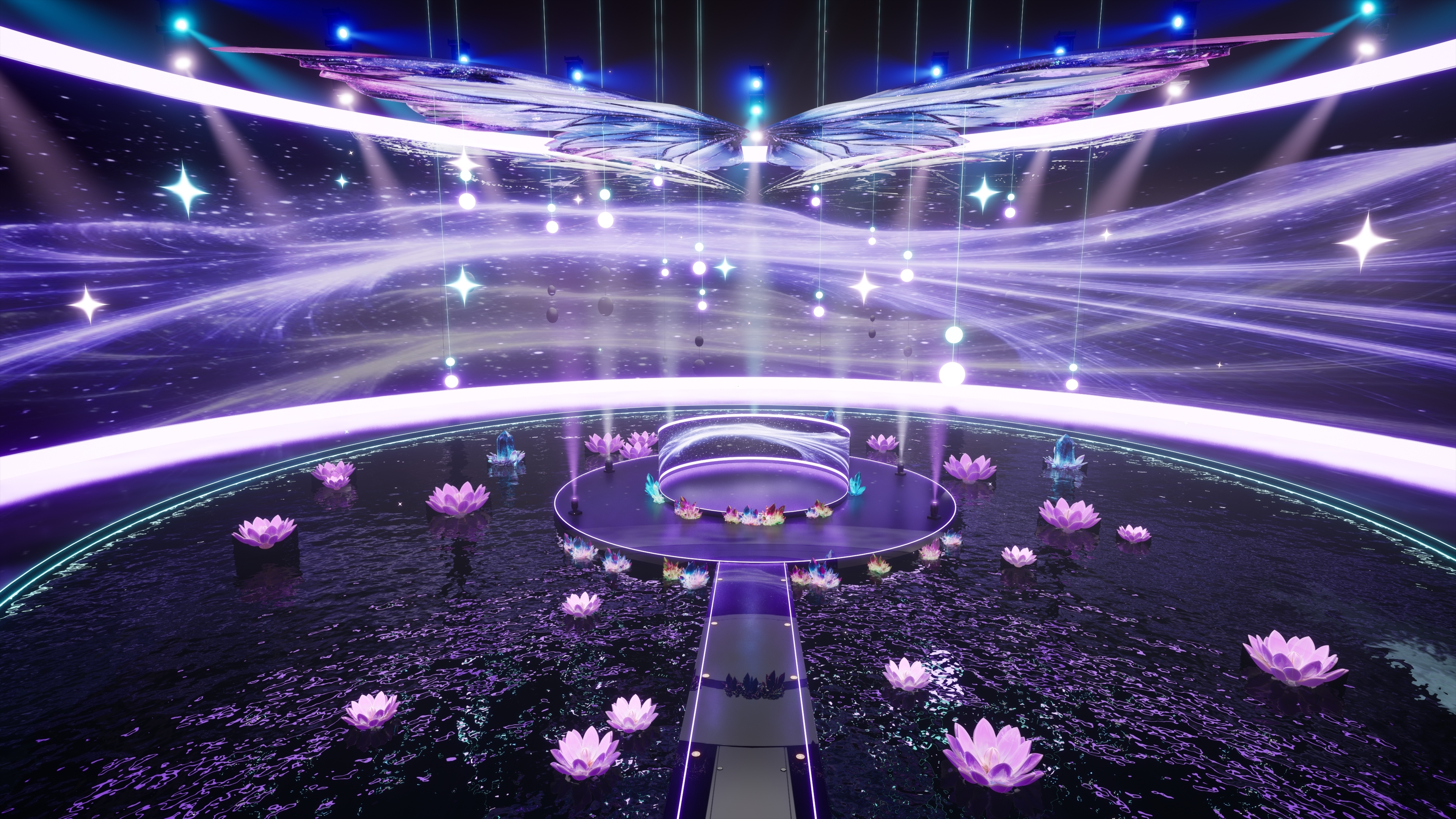 Purple live stage | Fab