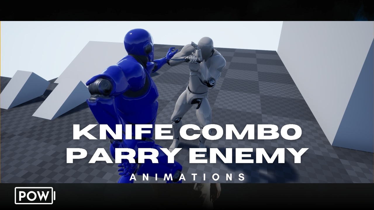 Knife Combo Parry Enemy Animations | Fab