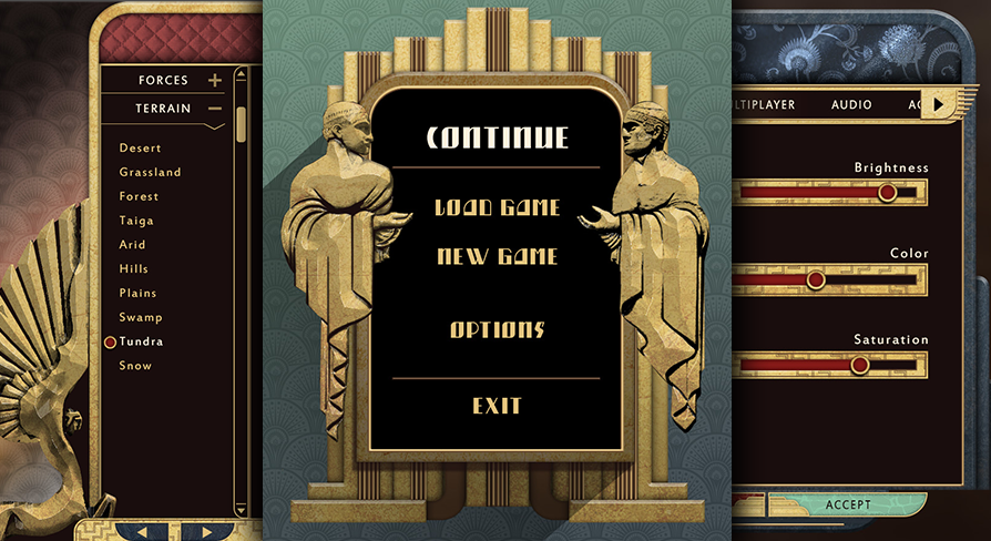 Modular Art Deco UI Kit - Strategy