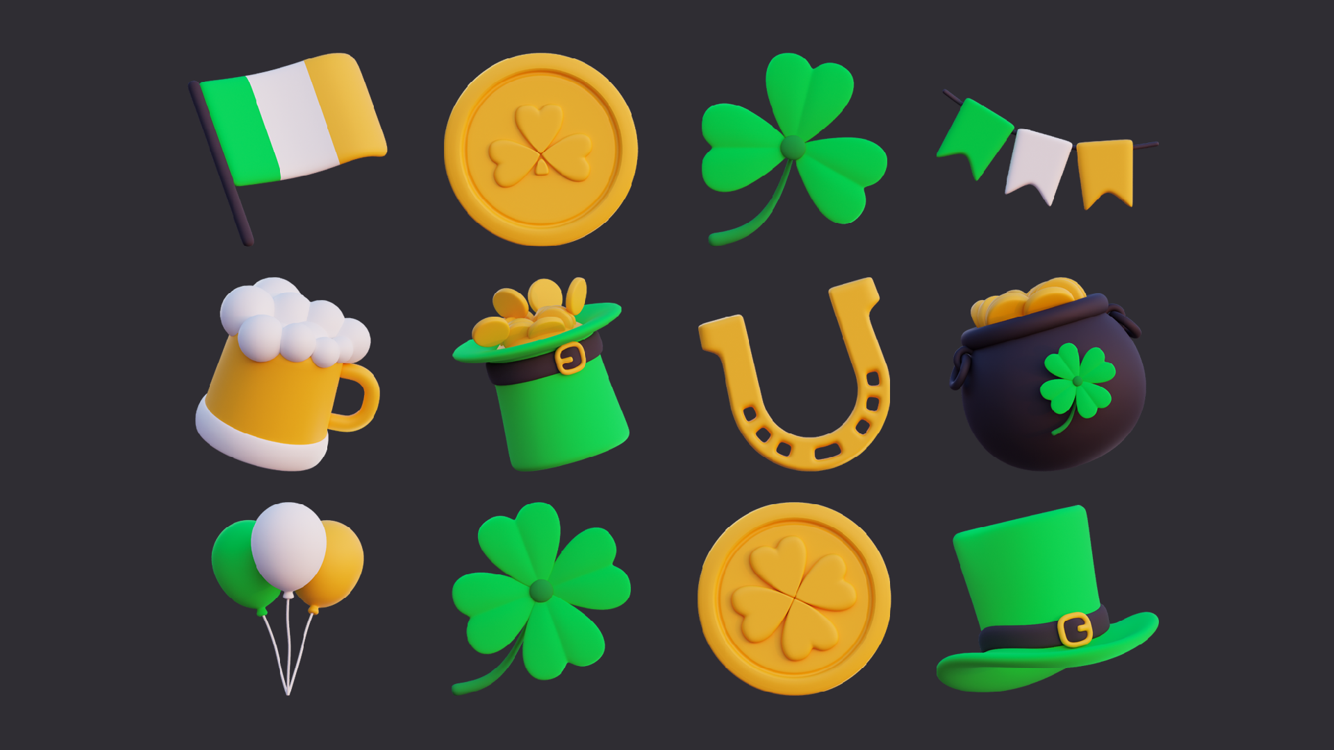 St. Patrick's Day Asset Pack | Fab