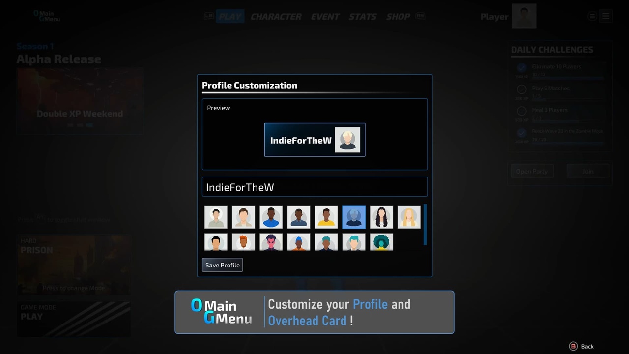 OG Main Menu System Pro