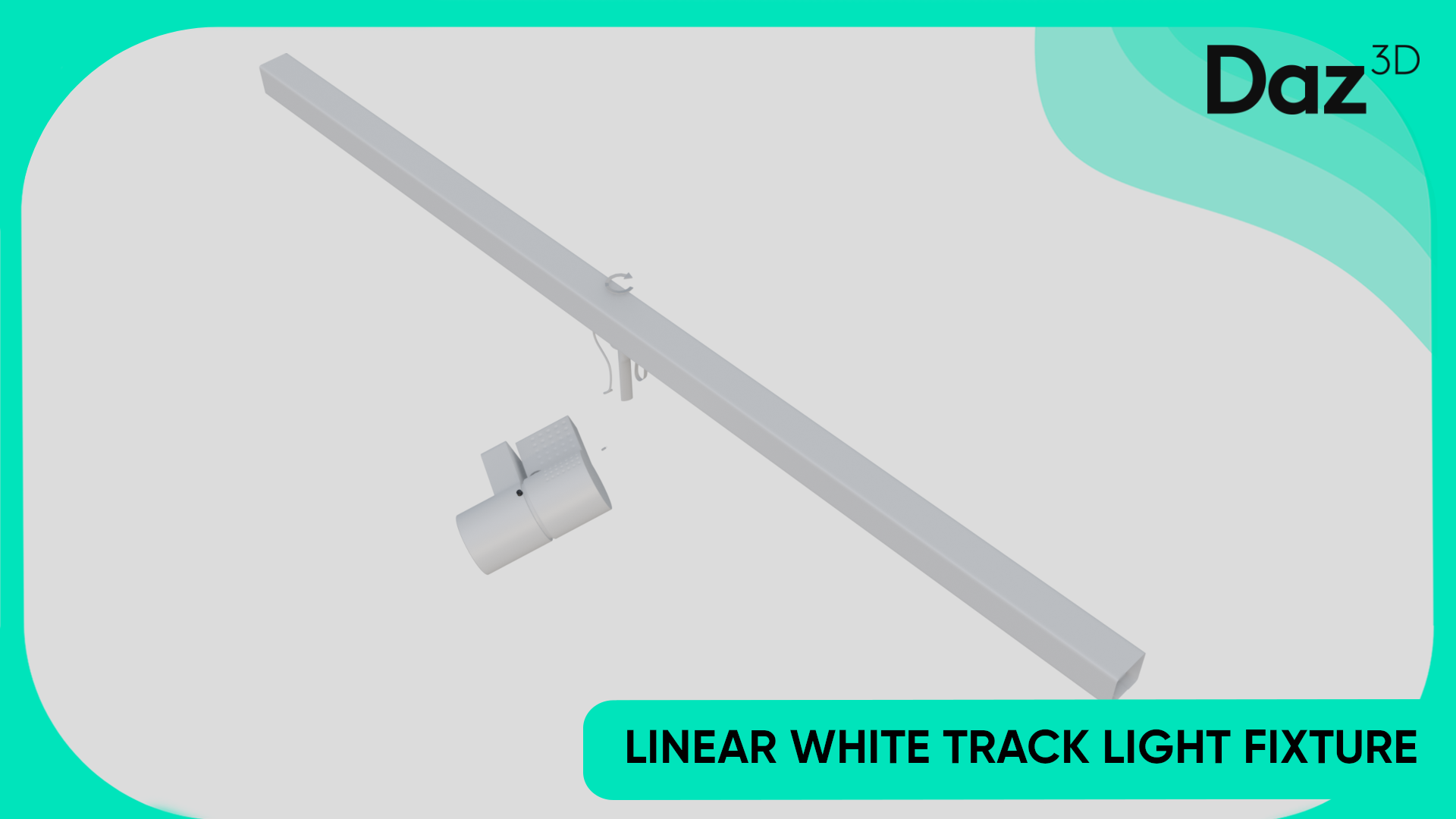 Linear White Track Light Fixture | Fab