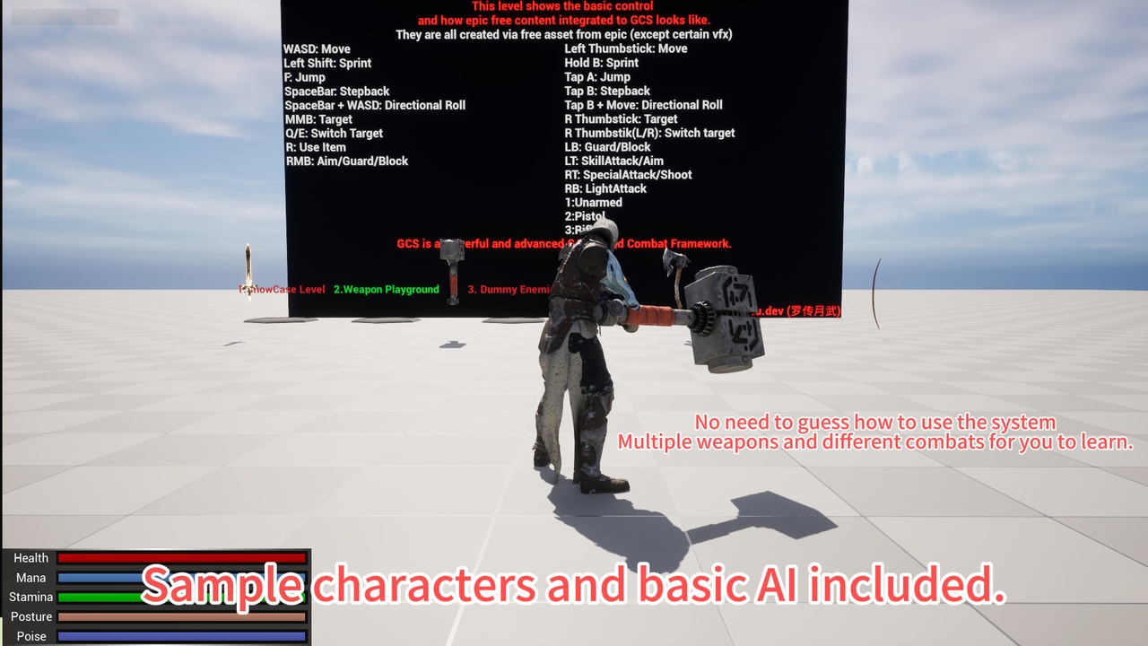 Generic Combat System - Advanced GAS based Multiplayer combat framework.
