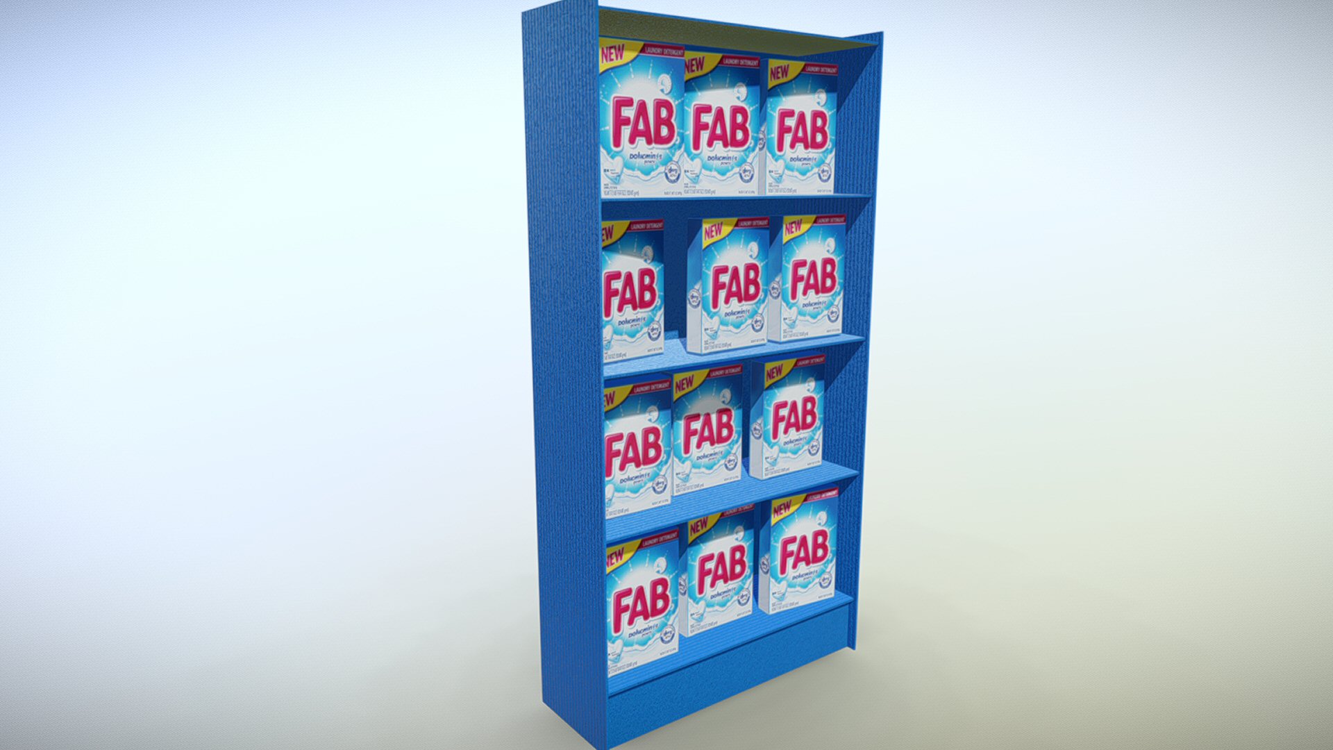 Retail Store Display Fixture with Product | Fab