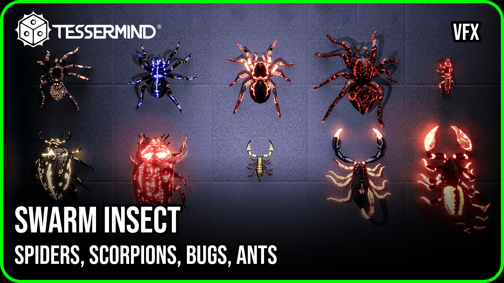 Advanced Swarm Insect - Spiders, Scorpions, Bugs, Ants | Fab