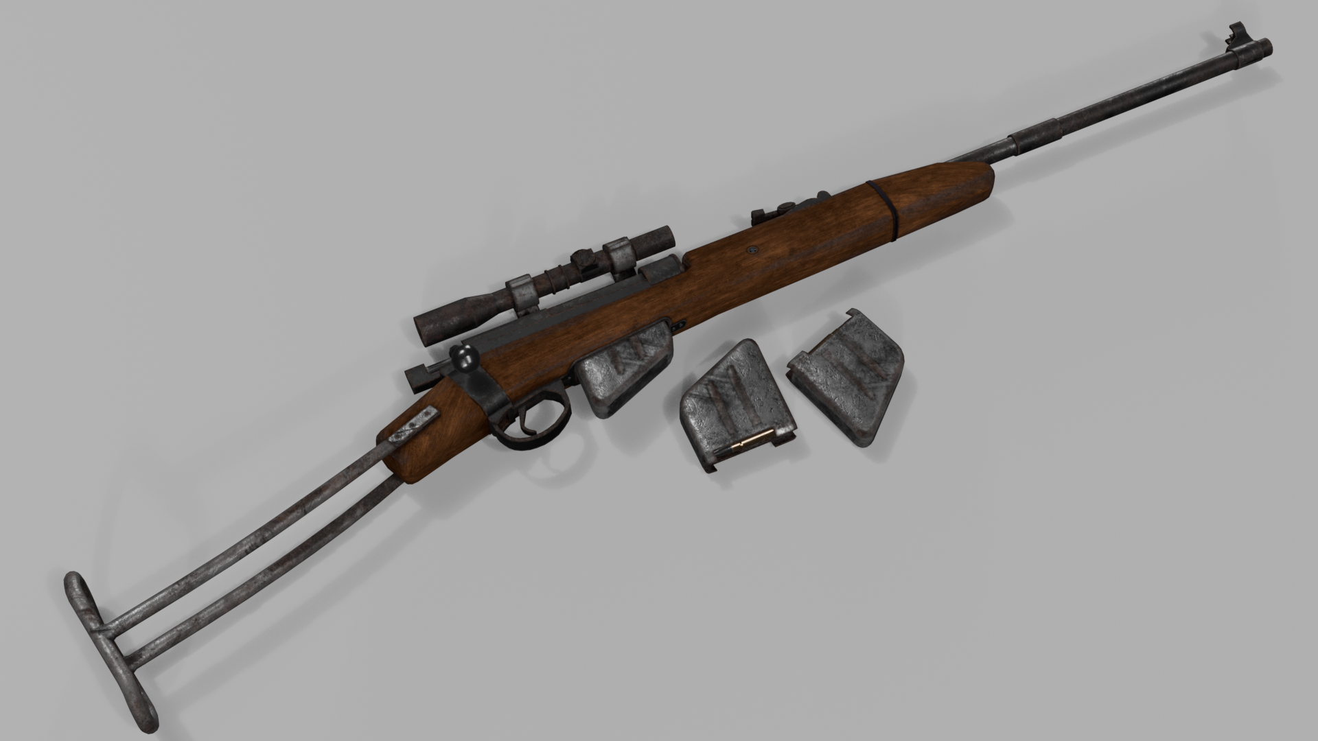 Scrap Sniper rifle | Fab