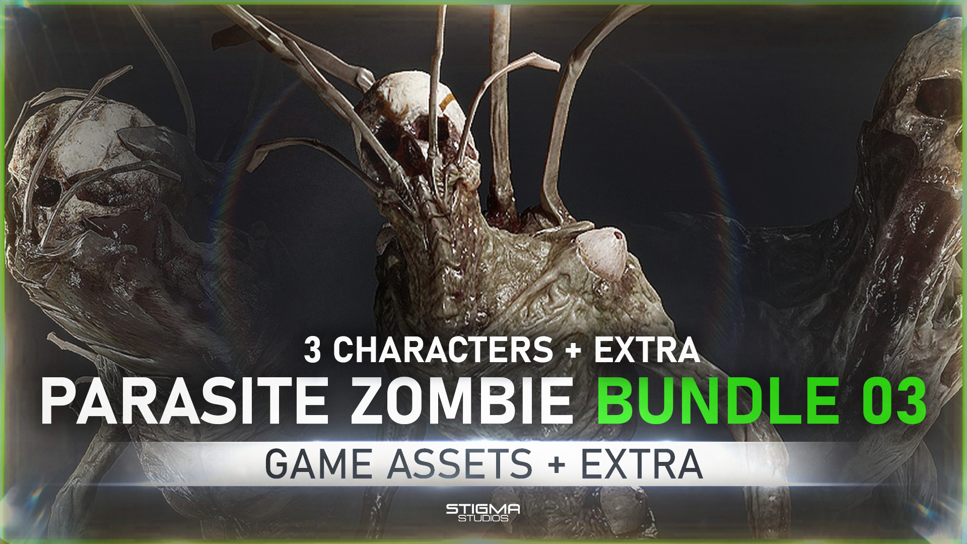 Parasite Zombie Bundle 03 - Game Assets + Extra | STIGMA STUDIOS | Fab