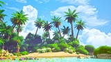 Tropical Beach Biome - Low Poly Stylized Environment | Fab