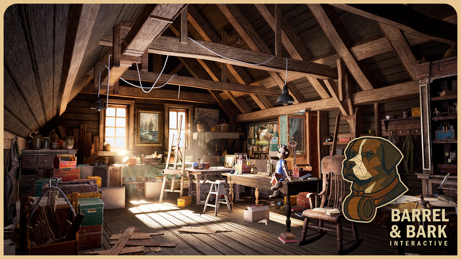 Artist’s Attic Studio Environment | Fab