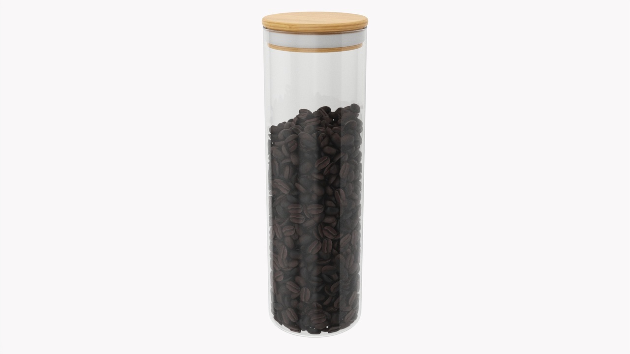 Kitchen Glass Jar With Contents 08 | Fab