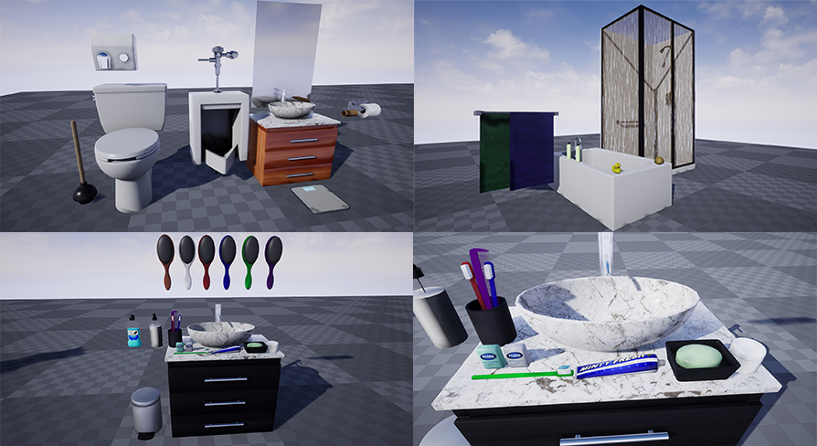 PBR Toilet & Bathroom Props Mega Pack | Fab