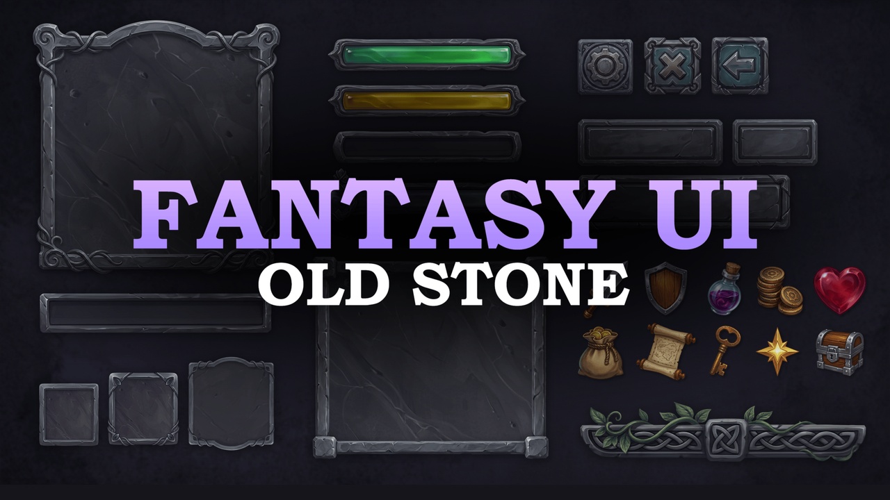 Fantasy RPG UI Kit — Free | Fab