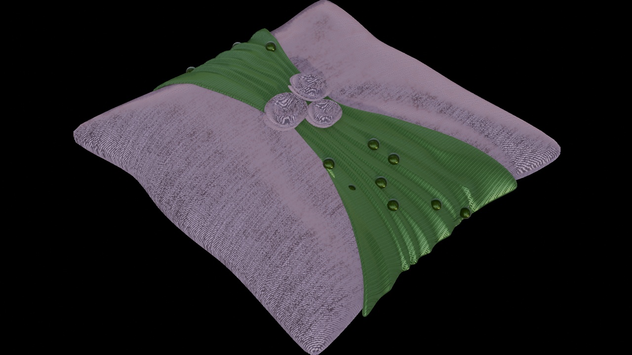 Lilac and Green Decorative Pillow | Fab