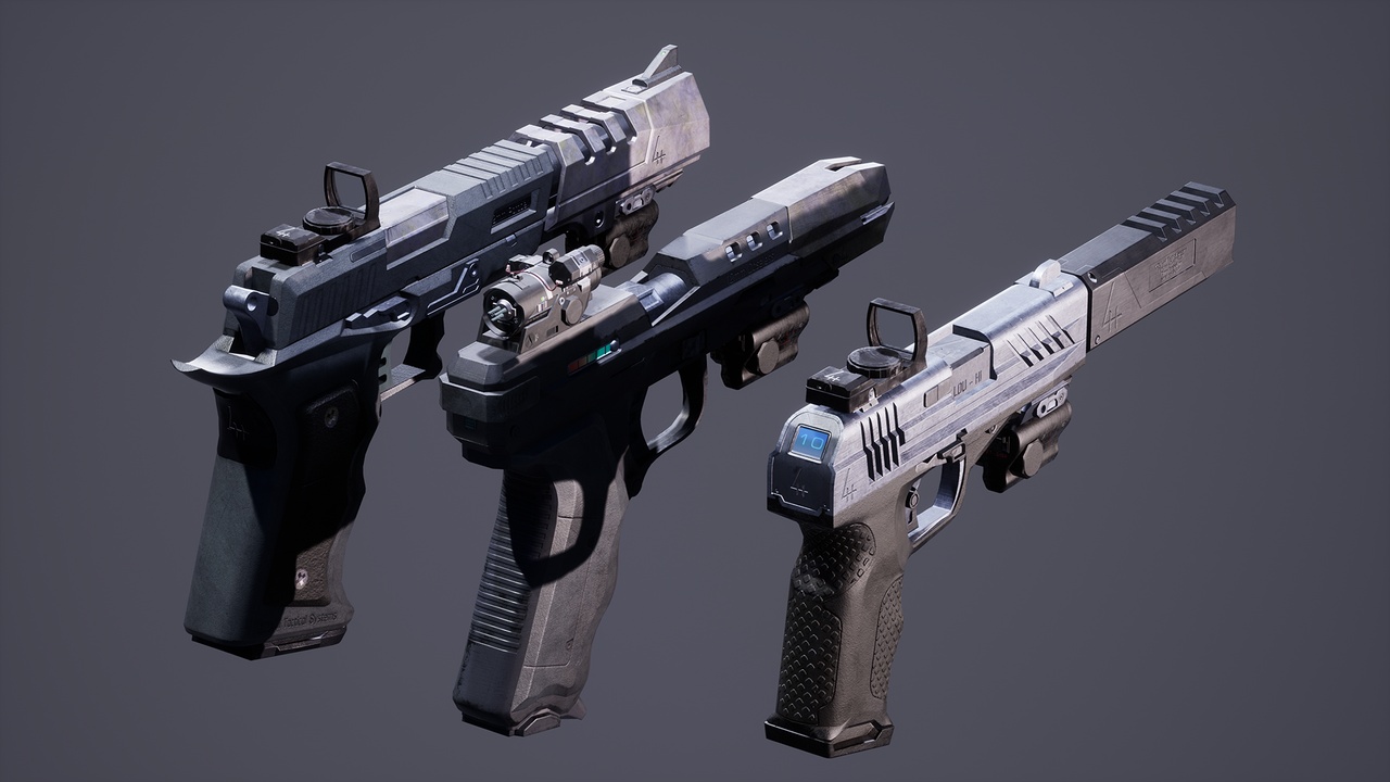 Futuristic Revolver