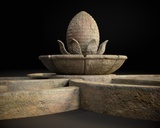 Medieval Floral Egg Waterfountain | Fab